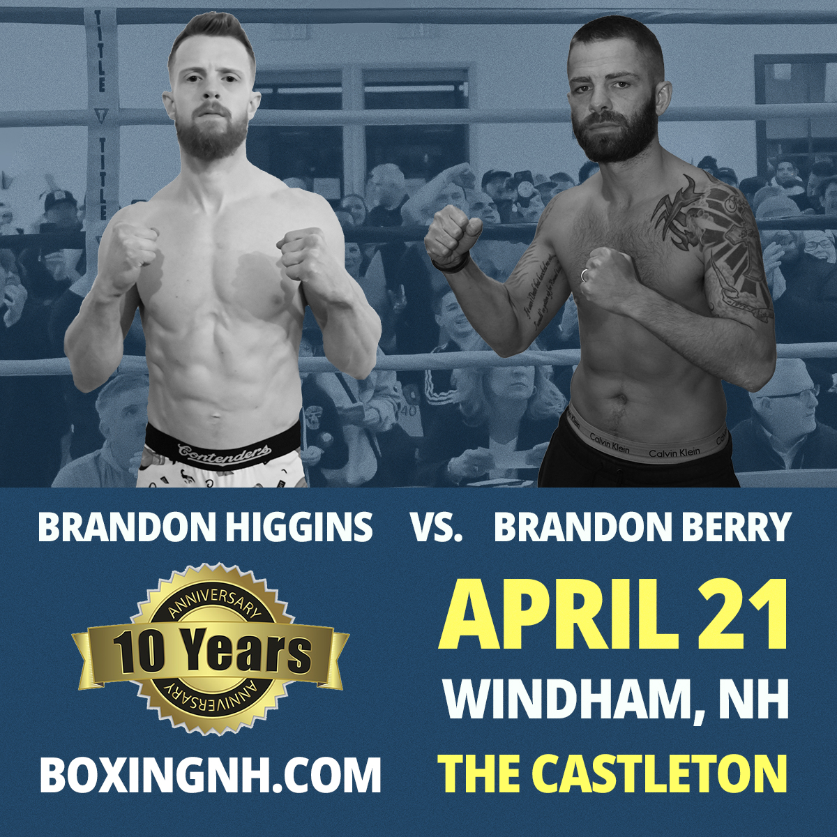 FIGHT CARD & PPV ANNOUNCED FOR THIS FRIDAY AT THE CASTLETON IN WINDHAM ...