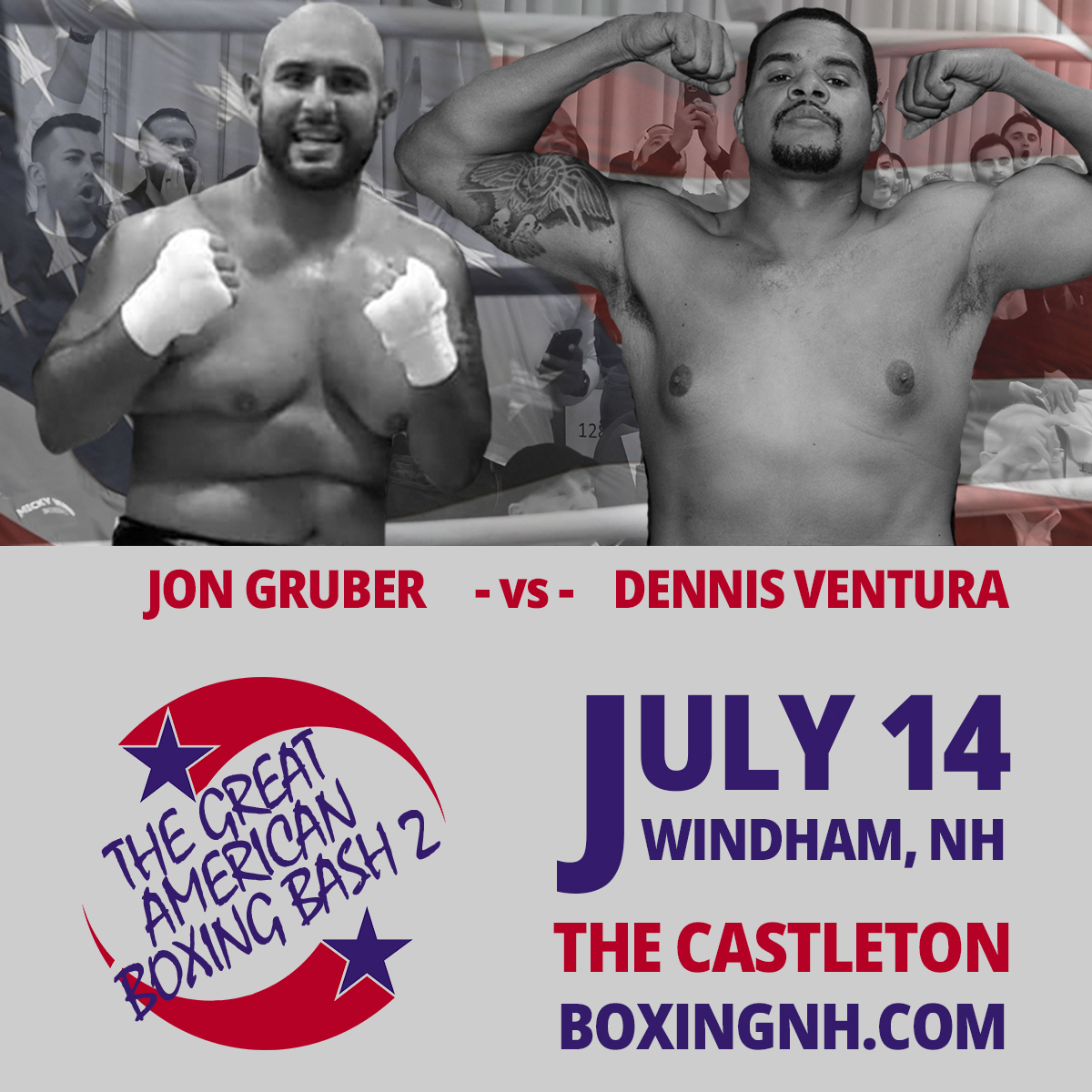 Jon Gruber vs. Dennis Ventura Announced – Boston Boxing Promotions