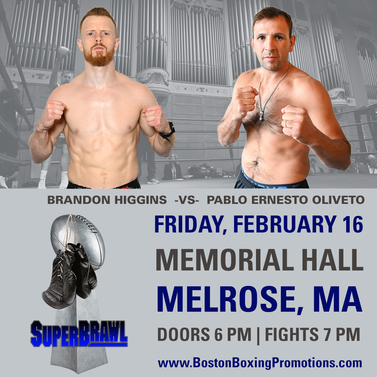 Brandon Higgins Returns Feb. 16 in Melrose – Boston Boxing Promotions