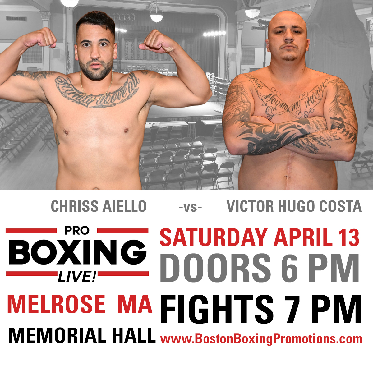 𝙃𝙀𝘼𝙑𝙔𝙒𝙀𝙄𝙂𝙃𝙏 𝙁𝙄𝙂𝙃𝙏 𝘼𝙉𝙉𝙊𝙐𝙉𝘾𝙀𝘿 𝙁𝙊𝙍 𝘼𝙋𝙍𝙄𝙇 13 – Boston Boxing Promotions