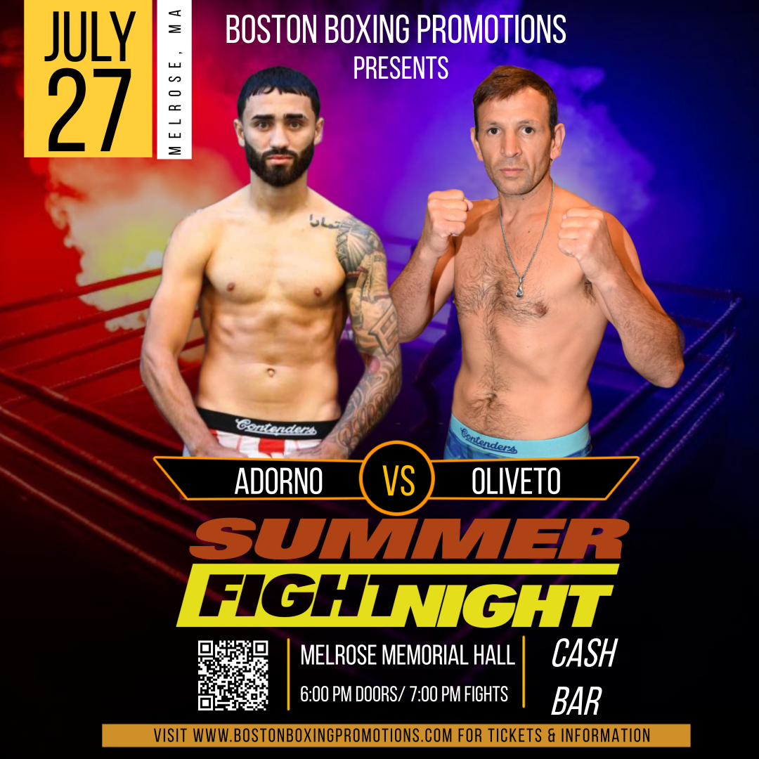 𝙉𝙚𝙬 𝘽𝙤𝙪𝙩 𝘼𝙣𝙣𝙤𝙪𝙣𝙘𝙚𝙙 𝙛𝙤𝙧 𝙎𝙪𝙢𝙢𝙚𝙧 𝙁𝙞𝙜𝙝𝙩 𝙉𝙞𝙜𝙝𝙩 – Boston Boxing Promotions