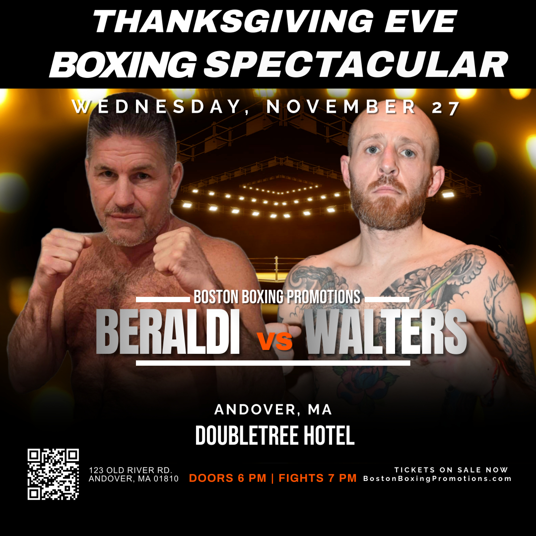 𝘽𝙀𝙍𝘼𝙇𝘿𝙄 𝙏𝙊 𝙈𝘼𝙆𝙀 𝙋𝙍𝙊 𝘽𝙊𝙓𝙄𝙉𝙂 𝘿𝙀𝘽𝙐𝙏 𝘼𝙏 54 – Boston Boxing Promotions