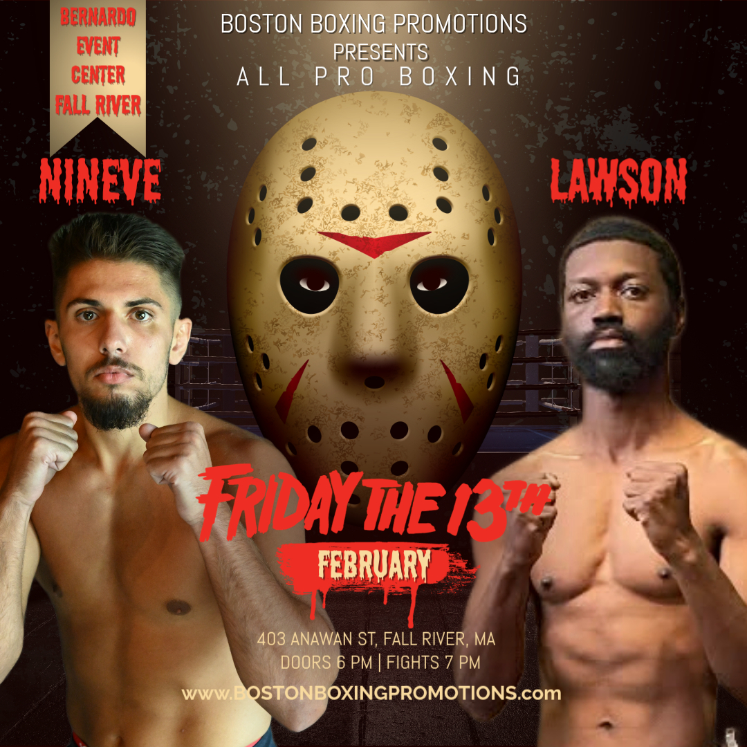 Nineve returns to boxing ring on Fall River card – Boston Boxing Promotions
